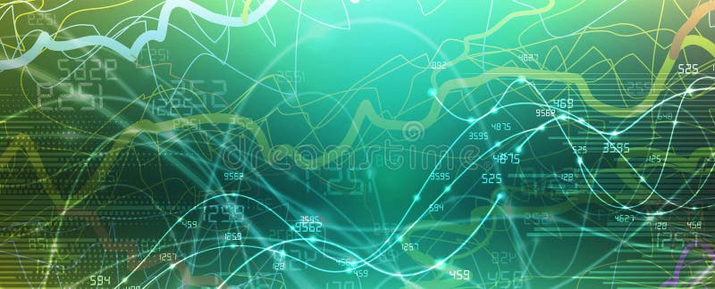 Abstract Artificial Intelligence. Cloud Computing. Machine Learning ...