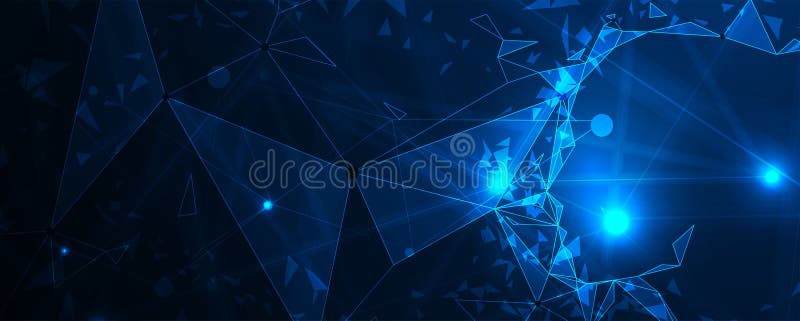 Abstract Artificial Intelligence. Cloud Computing. Machine Learning ...