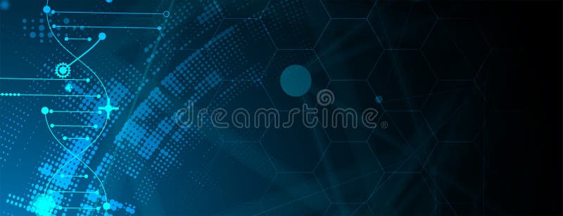 Abstract Artificial Intelligence DNA Technology. Science and Social ...