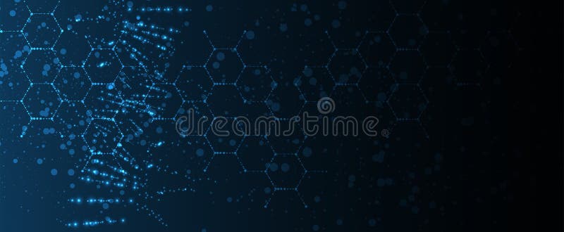 Abstract Artificial Intelligence DNA Technology. Science and Social ...