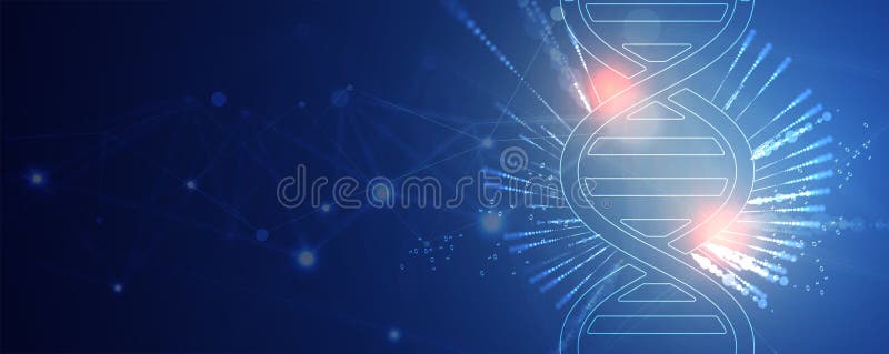 Abstract Artificial Intelligence DNA Technology. Science and Social ...