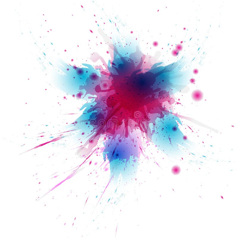 Abstract Artistic Background of Colors Stain Formed Stock Vector ...