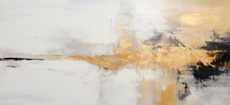 Abstract Artistic Background with Gold Accents Stock Illustration ...