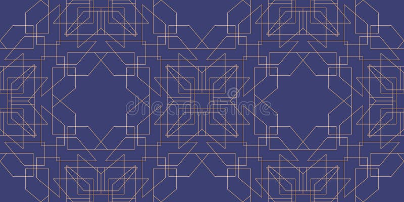 Abstract and Artistic Blue Geometric Pattern Background Feature a ...