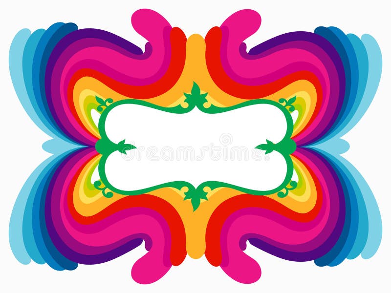 Abstract Artistic Colorful Rainbow Shape Stock Vector - Illustration of ...