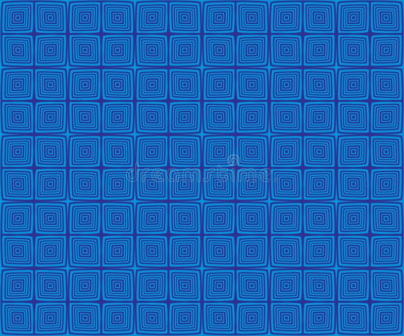 Abstract Artistic Creative Blue Seamless Pattern Stock Vector ...