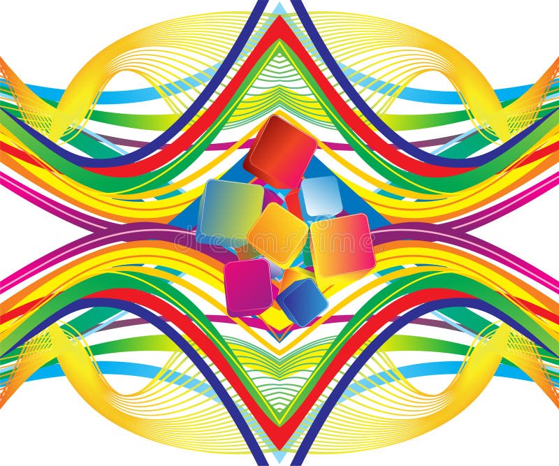 Abstract Artistic Creative Colorful Circle Explode Stock Vector ...