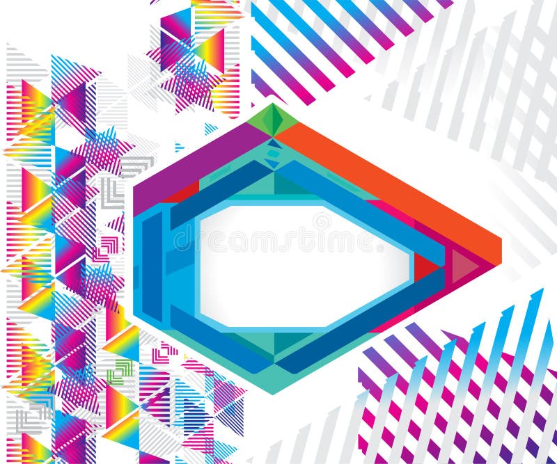 Abstract Artistic Creative Colorful Digital Background Stock Vector ...