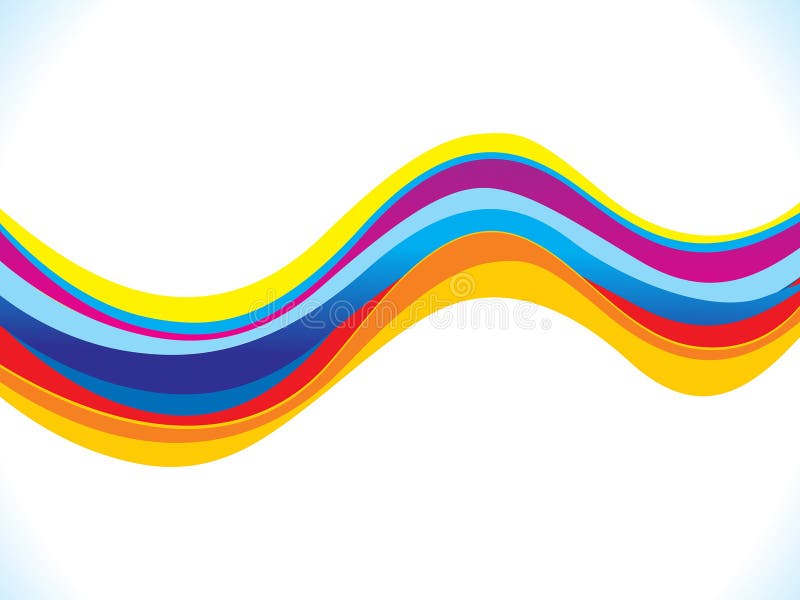Abstract Artistic Creative Colorful Rainbow Wave Stock Vector ... Abstract Artistic Creative Colorful Rainbow Wave Stock Vector ...