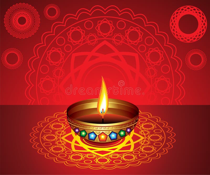 Abstract Artistic Creative Deepak Vector Illustration Stock Vector ...