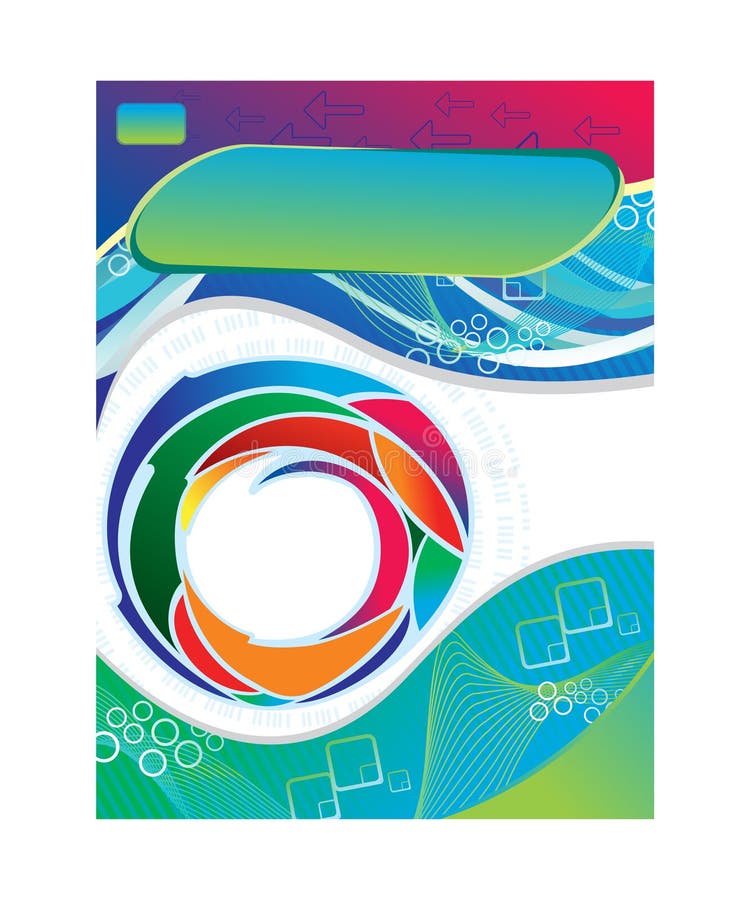 Abstract Artistic Creative Flyer Stock Vector - Illustration of flyer ...