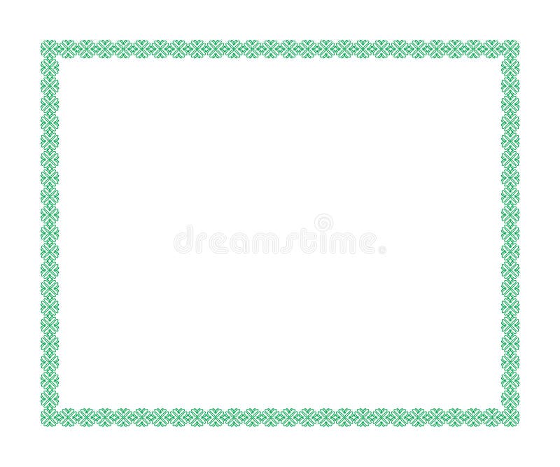 Abstract Artistic Creative Green Border Stock Vector - Illustration of ...
