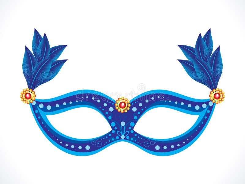 Abstract Artistic Creative Halloween Mask Stock Vector - Illustration ...