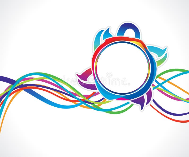 Abstract Artistic Creative Line Wave Stock Vector - Illustration of ...