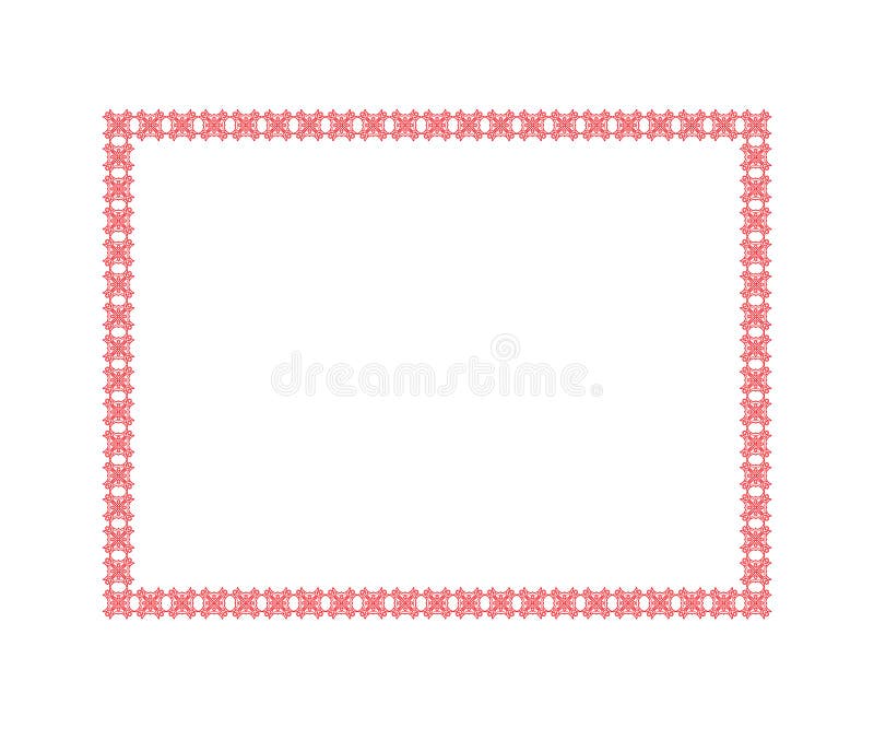Abstract Artistic Creative Red Border Stock Vector - Illustration of ...