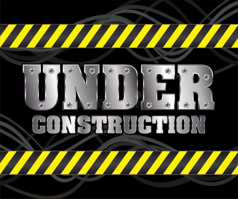 Abstract Artistic Creative Under Construction Background Stock Vector ...