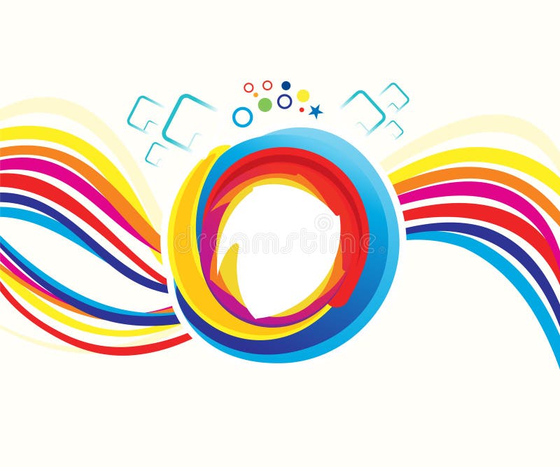 Abstract Artistic Creative Wave Background Stock Vector - Illustration ...