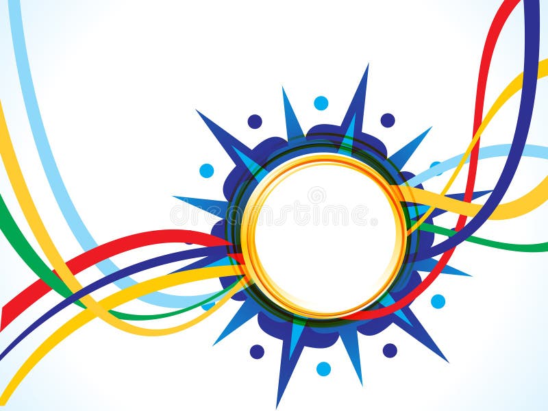Abstract Artistic Creative Wave Explode Stock Vector - Illustration of ...