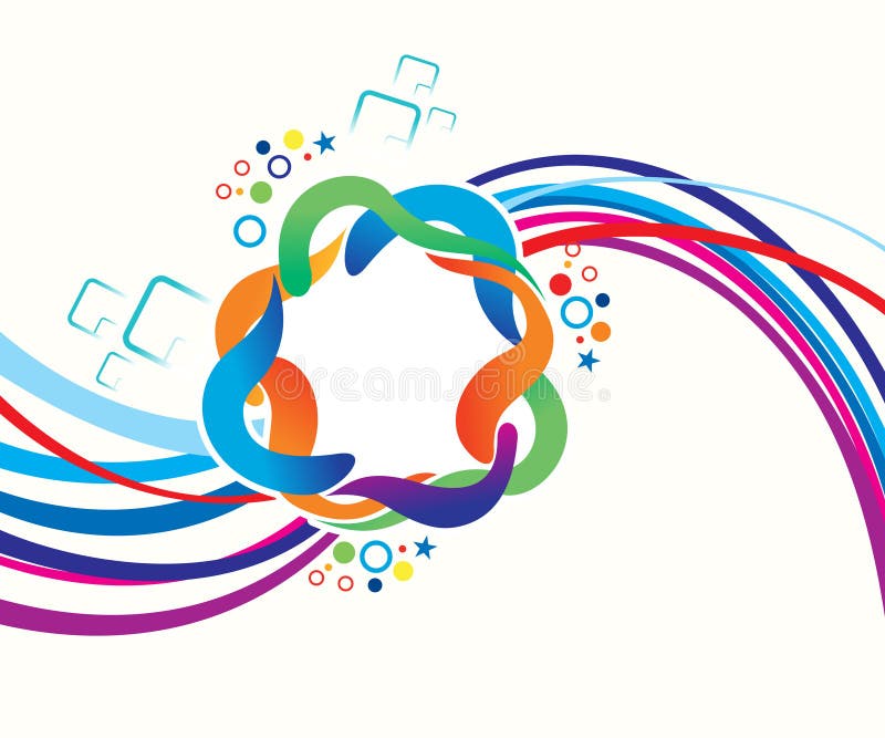 Abstract Artistic Creative Wave Explode Stock Vector - Illustration of ...