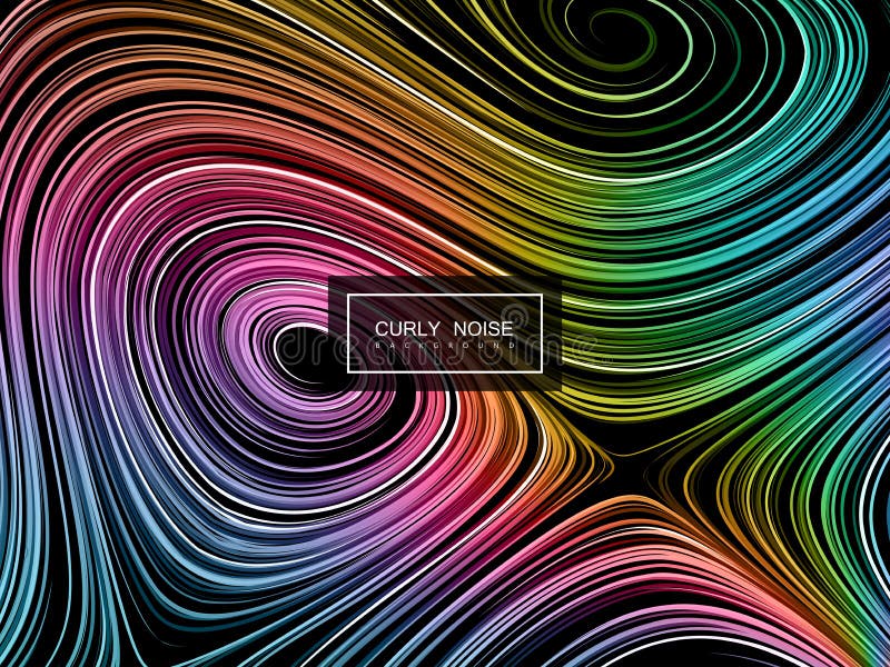 Abstract Artistic Curl Background Stock Vector - Illustration of liquid ...