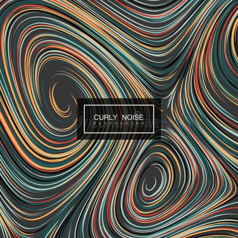 Abstract Artistic Curl Background Stock Vector - Illustration of curve ...
