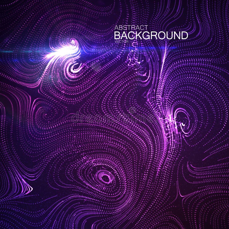 Abstract Artistic Curl Background with Swirled Stripes. Stock Vector ...