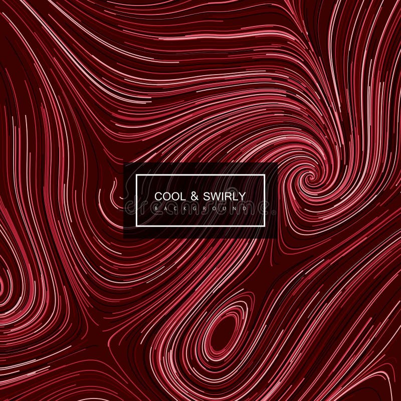 Abstract Artistic Curl Background with Swirled Stripes. Stock Vector ...