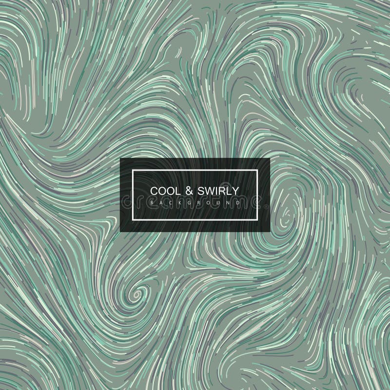 Abstract Artistic Curl Background with Swirled Stripes. Stock Vector ...
