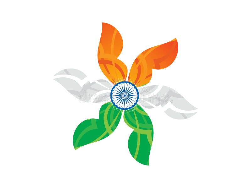 Abstract Artistic Indian Flower Stock Vector - Illustration of india ...