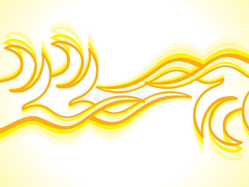 Abstract Artistic Line Heat Wave Stock Vector - Illustration of ...