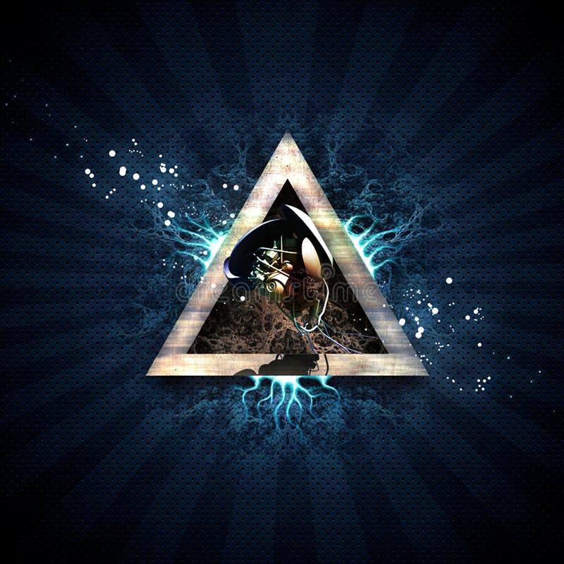 Artistic Triangle Strip Background Pattern Abstract. Concept, Graphic ...