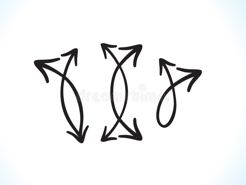 Abstract Artistic Multiple Arrows Stock Vector - Illustration of vector ...