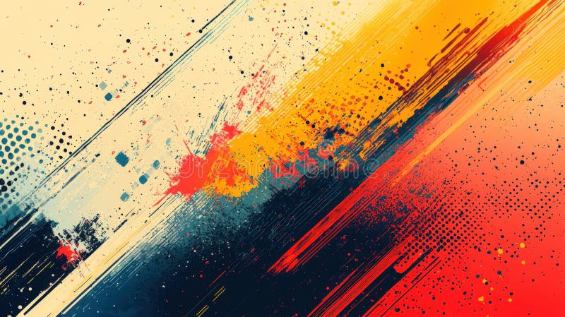 Abstract Artistic Splatter Background Stock Illustration - Illustration ...