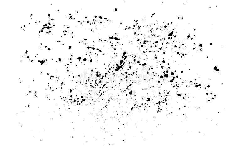 Artistic Noise Texture with Small Spray Black Dots Stock Illustration ...