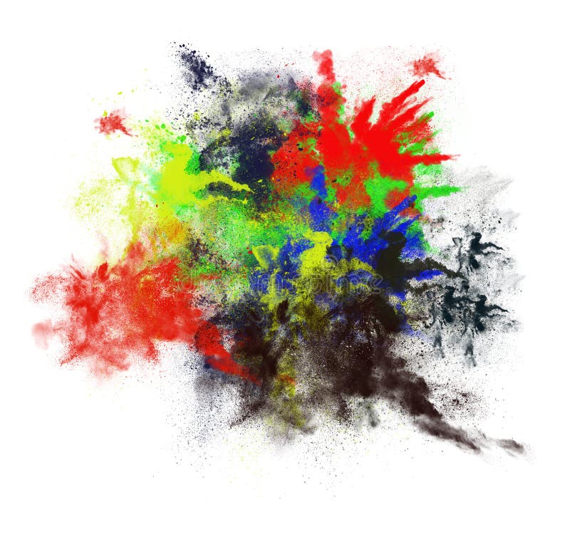Abstract Splatter Colors Hd Background Stock Illustration ...