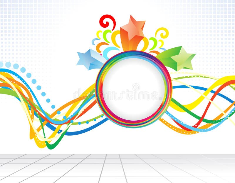 Abstract Grunge Circles. Education Background Stock Vector ...