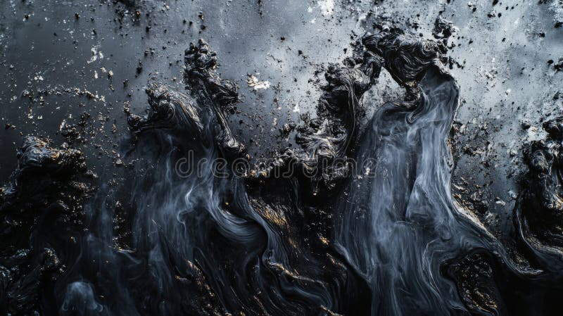 Abstract Artsy Background Depicting Total Darkness Stock Illustration ...