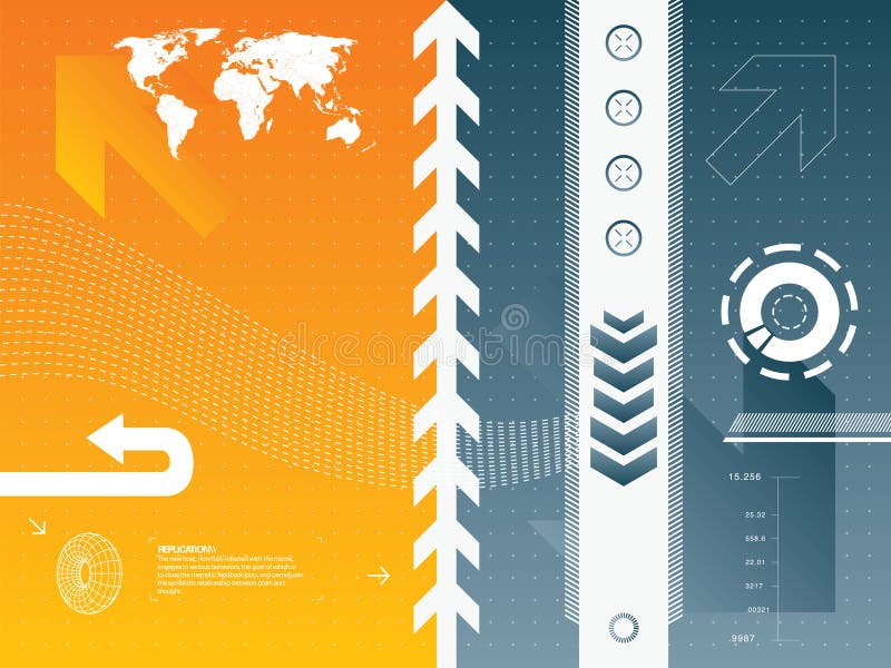 Abstract artwork stock vector. Illustration of blue, mobility - 14776113