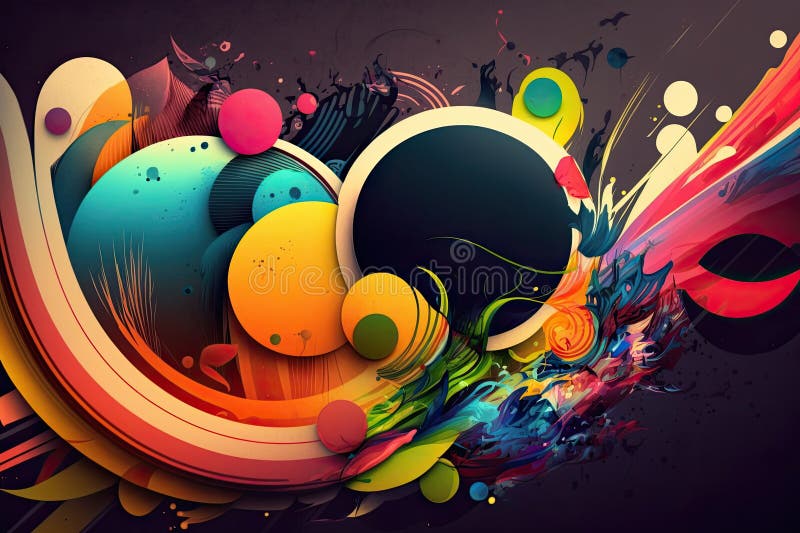 Abstract Artwork Based on the Themes of Song and Beat Stock ...