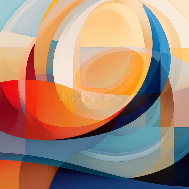 Abstract Artwork Calm and Meditative Designs in Transparency and ...
