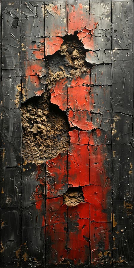 Abstract Artwork Depicting the Beauty of Decay and Transformation Stock ...