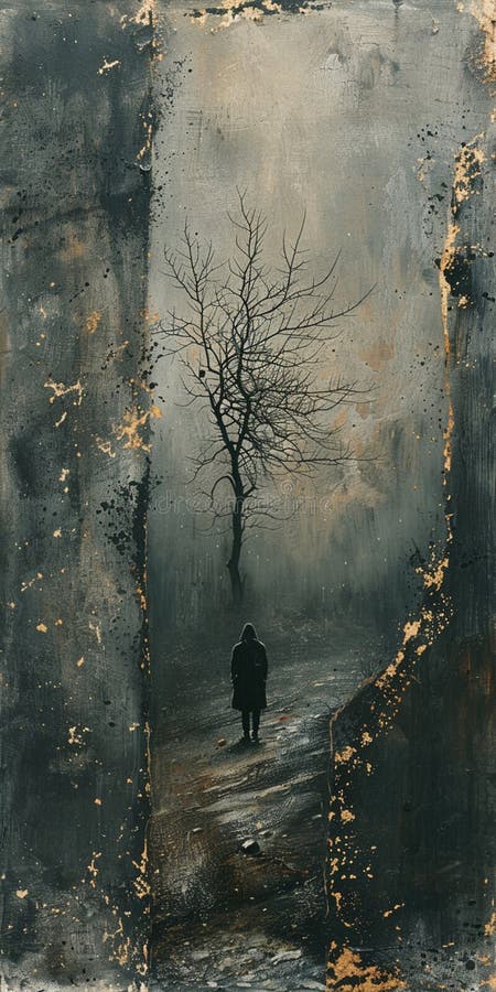 Abstract Artwork Depicting the Beauty of Decay and Transformation Stock ...