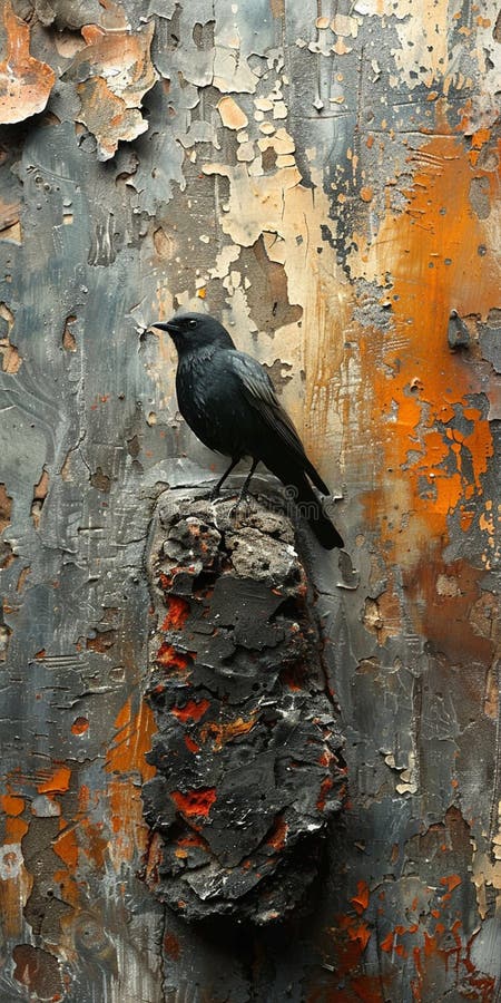 Abstract Artwork Depicting the Beauty of Decay and Transformation Stock ...