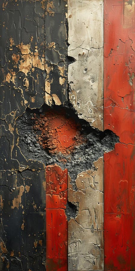 Abstract Artwork Depicting the Beauty of Decay and Transformation Stock ...