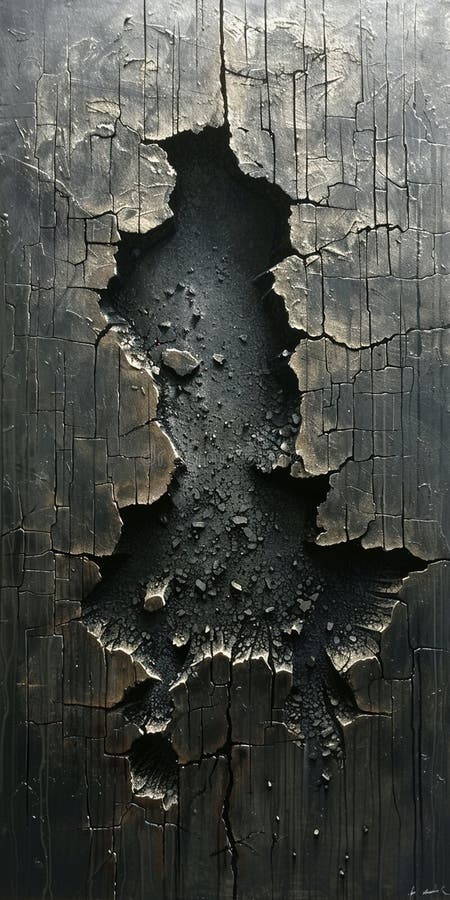 Abstract Artwork Depicting the Beauty of Decay and Transformation Stock ...