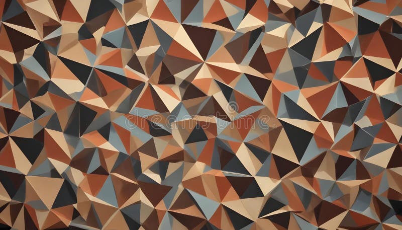 An Intricate Abstract Composition with Geometric Patterns Featuring ...