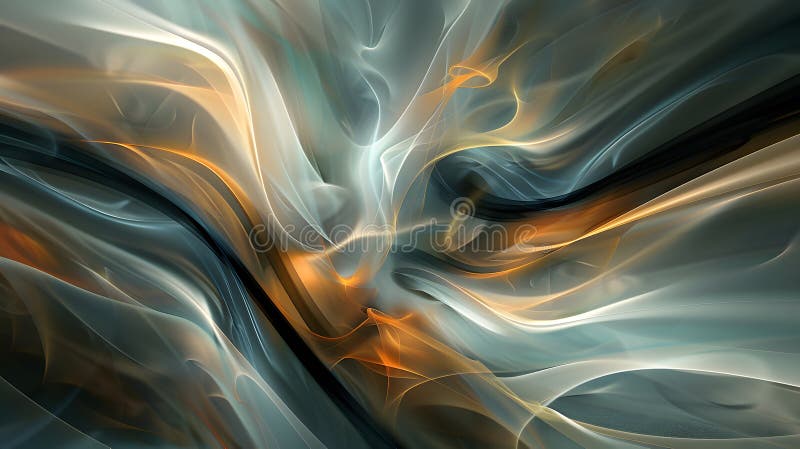 Abstract Shifting Landscape in Blue and Purple Tones - Artistic ...