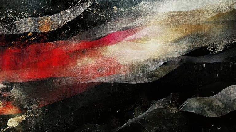 Abstract Artwork Featuring Flowing Colors and Textures, Evoking Emotion ...