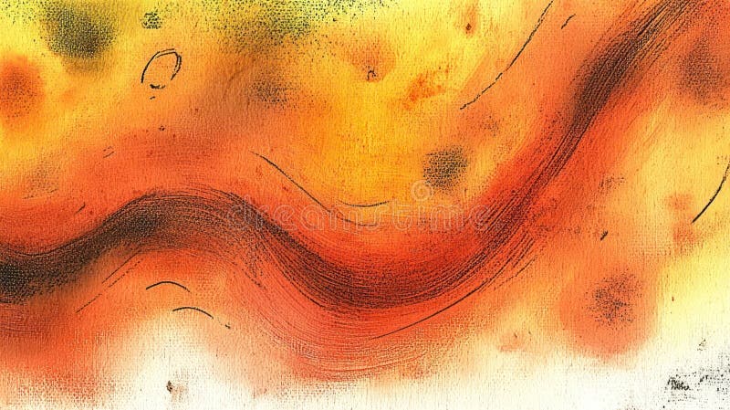 Abstract Artwork Featuring Flowing Lines and Vibrant Colors Evoking ...