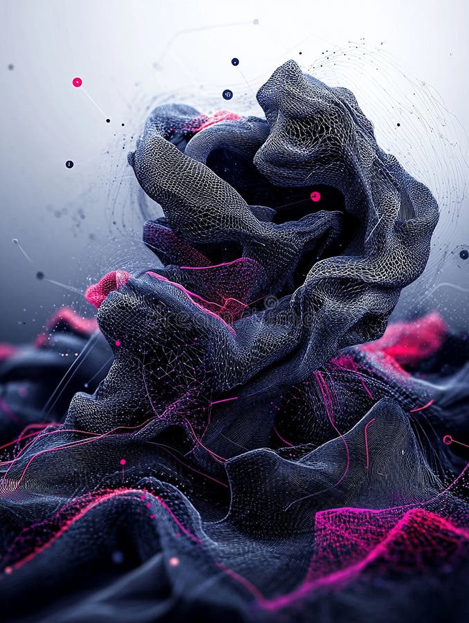 Abstract Artwork Layered Forms Background Stock Photo - Image of ...